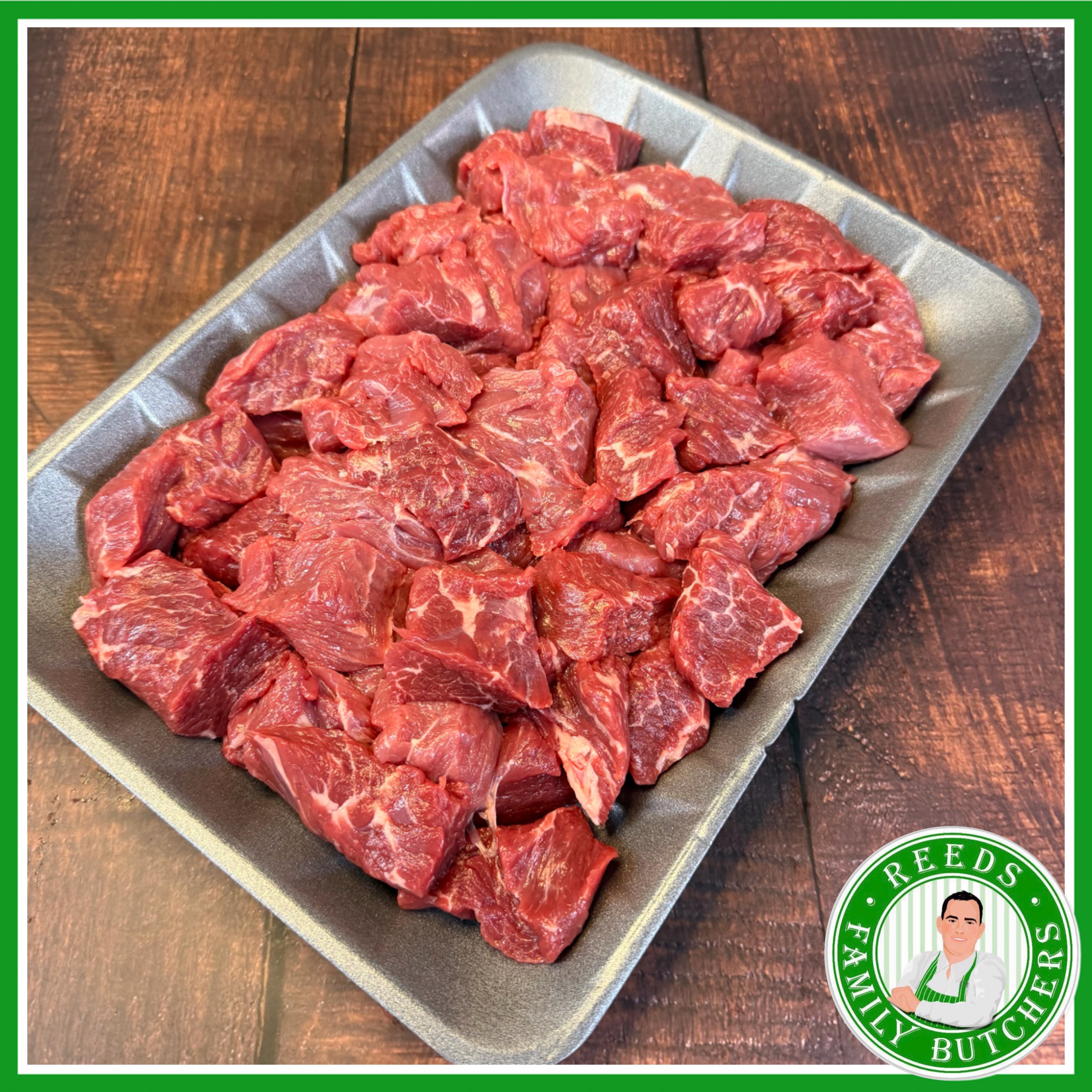 Diced Braising Steak – Reeds Butchers